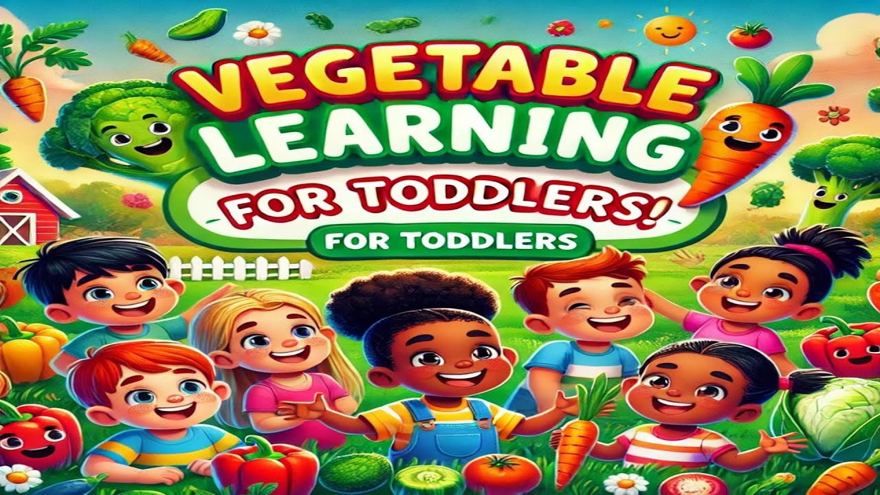 Fun Learning Vegetables for Toddlers | Colorful Veggie Names & Sounds ...