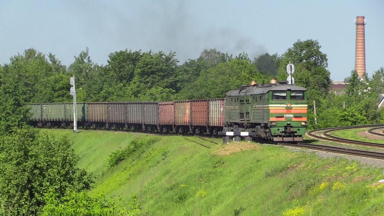 Тепловоз 2ТЭ10МК-3609 на ст. Чепино / 2TE10MK-3609 at Chepino station ...
