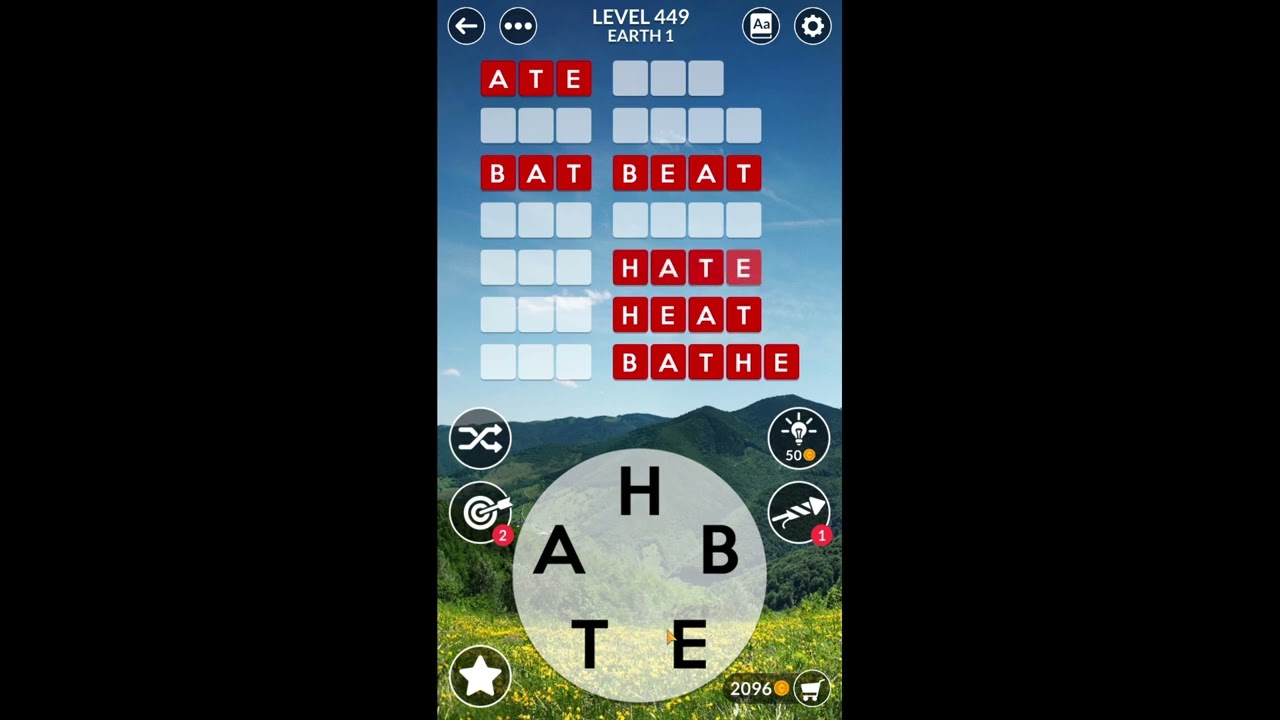 Wordscapes Uncrossed Level 449 Answers - YouTube