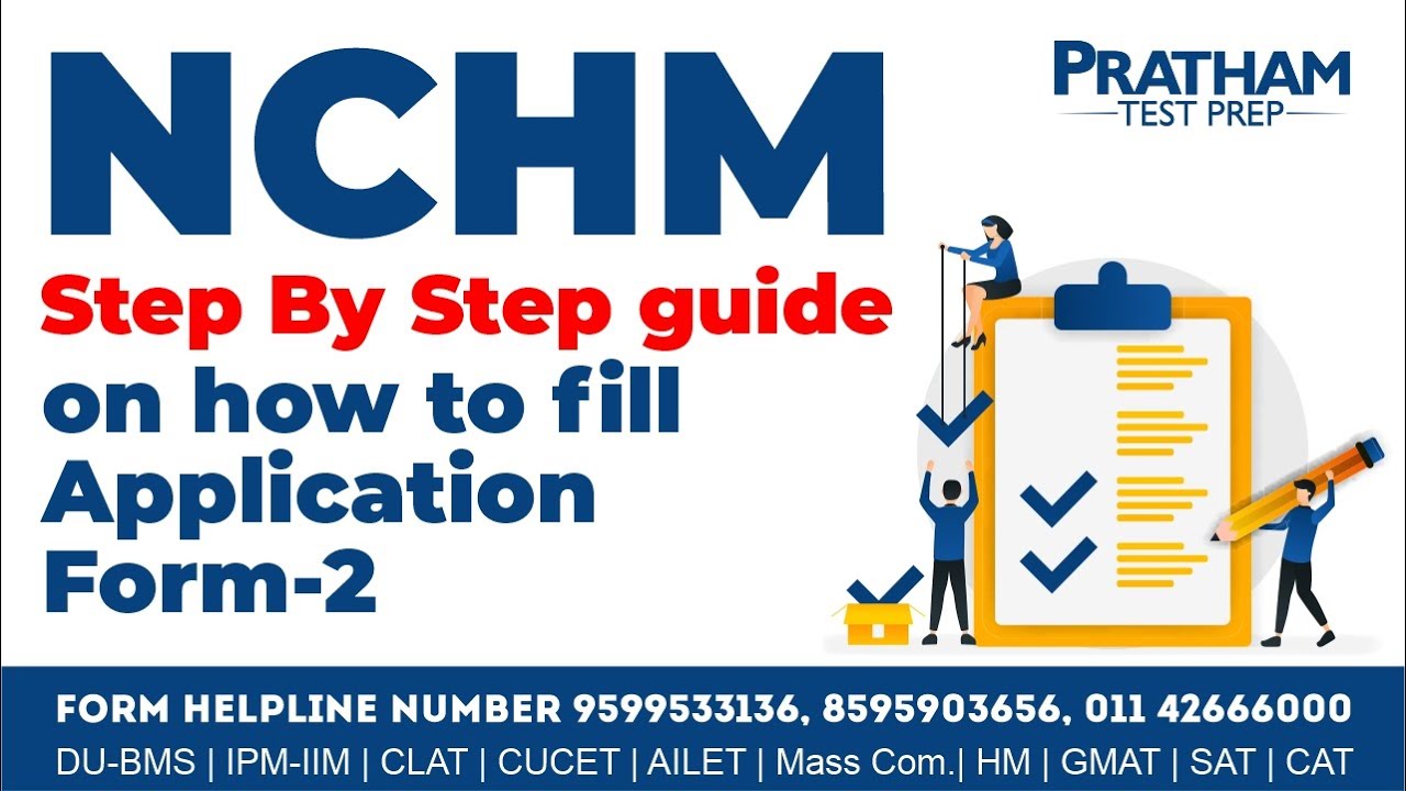 NCHM - Step By Step guide on how to fill Application Form 2 - YouTube
