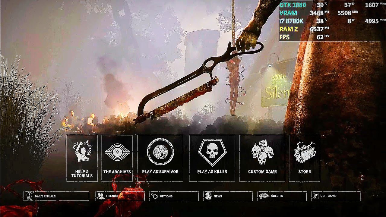 Dead By Daylight | GTX 1080 | i7 8700K | 1080P | PERFORMANCE TEST ...