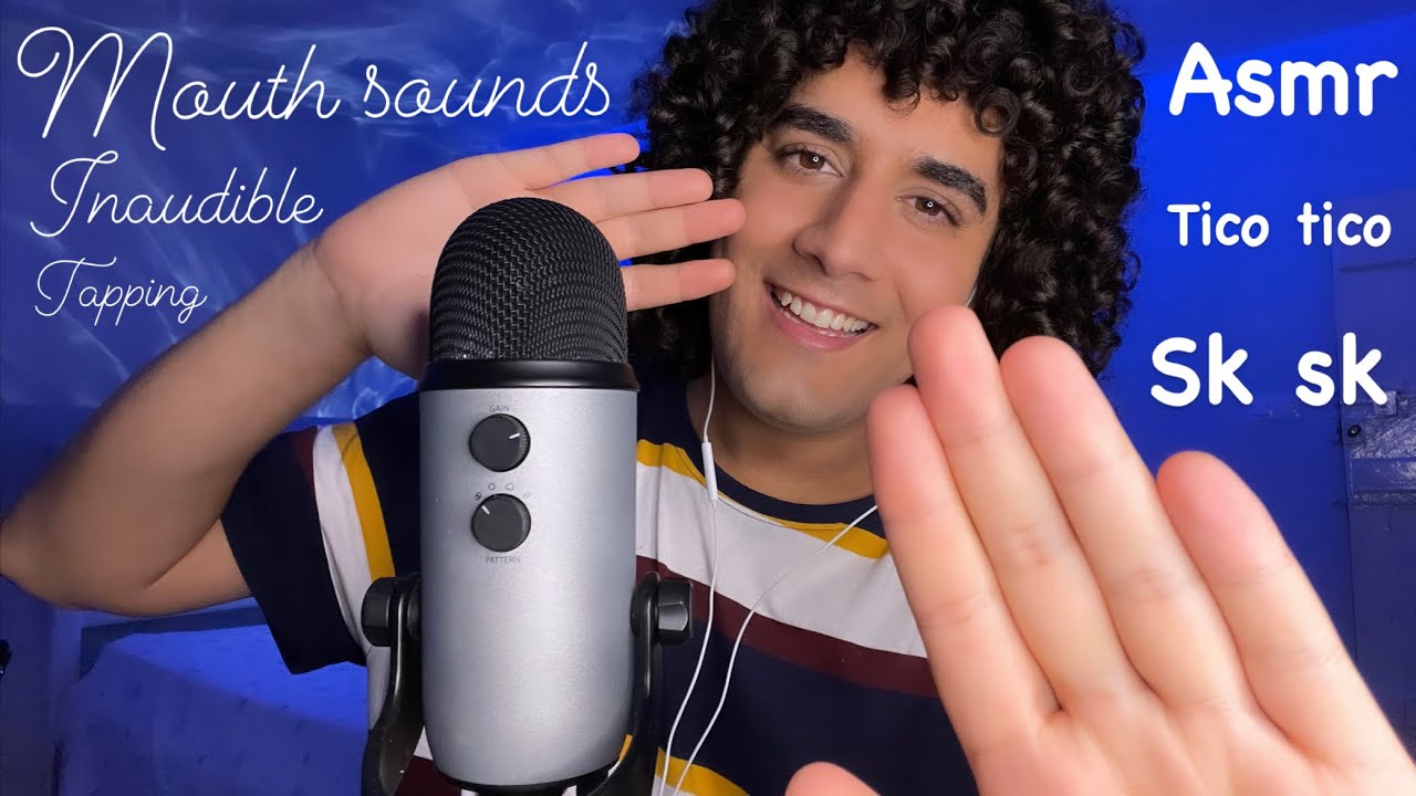 Mouth sounds at maximum sensitivity || inaudible || Tapping ...