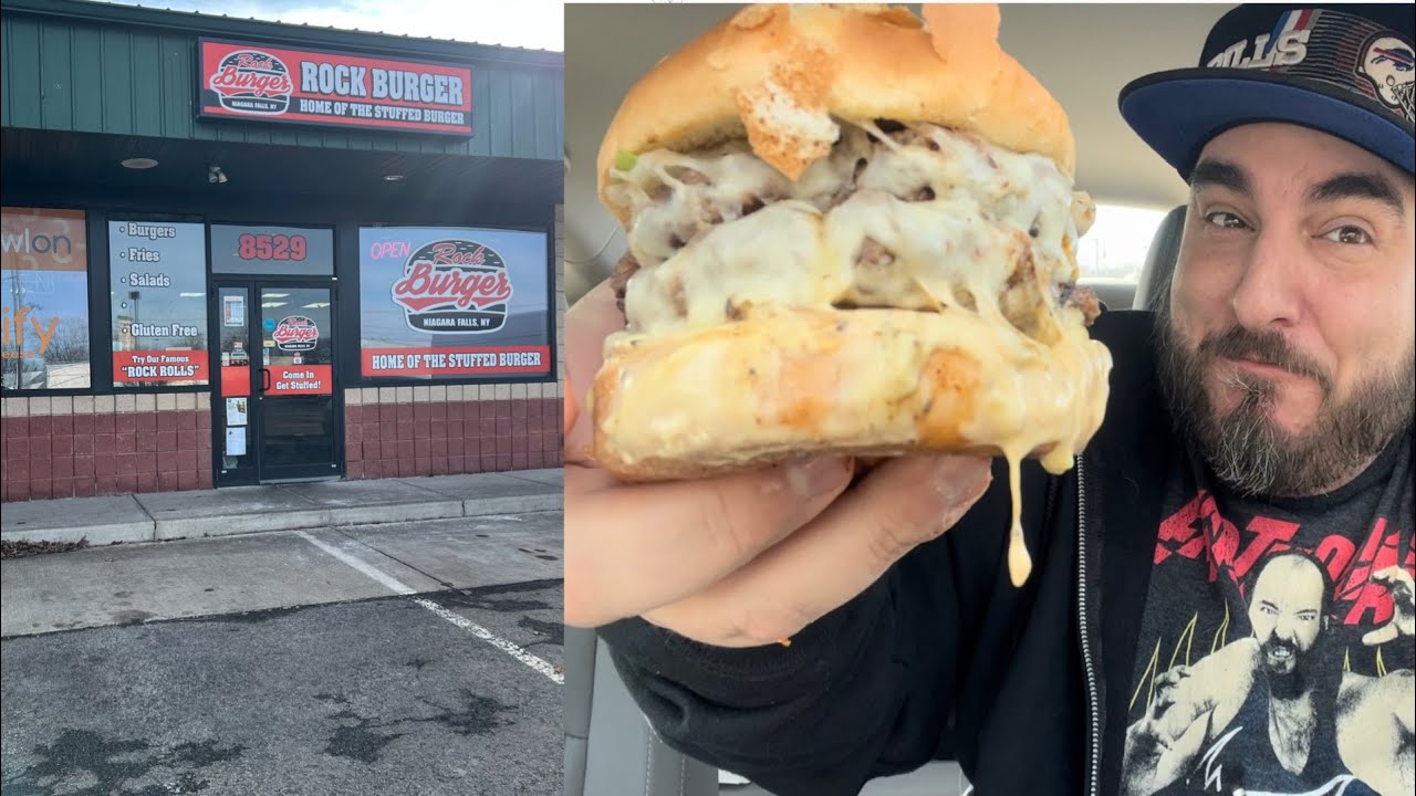 Rock Burger Review | Niagra Falls | Buffalo NY (Burger Quest) - YouTube