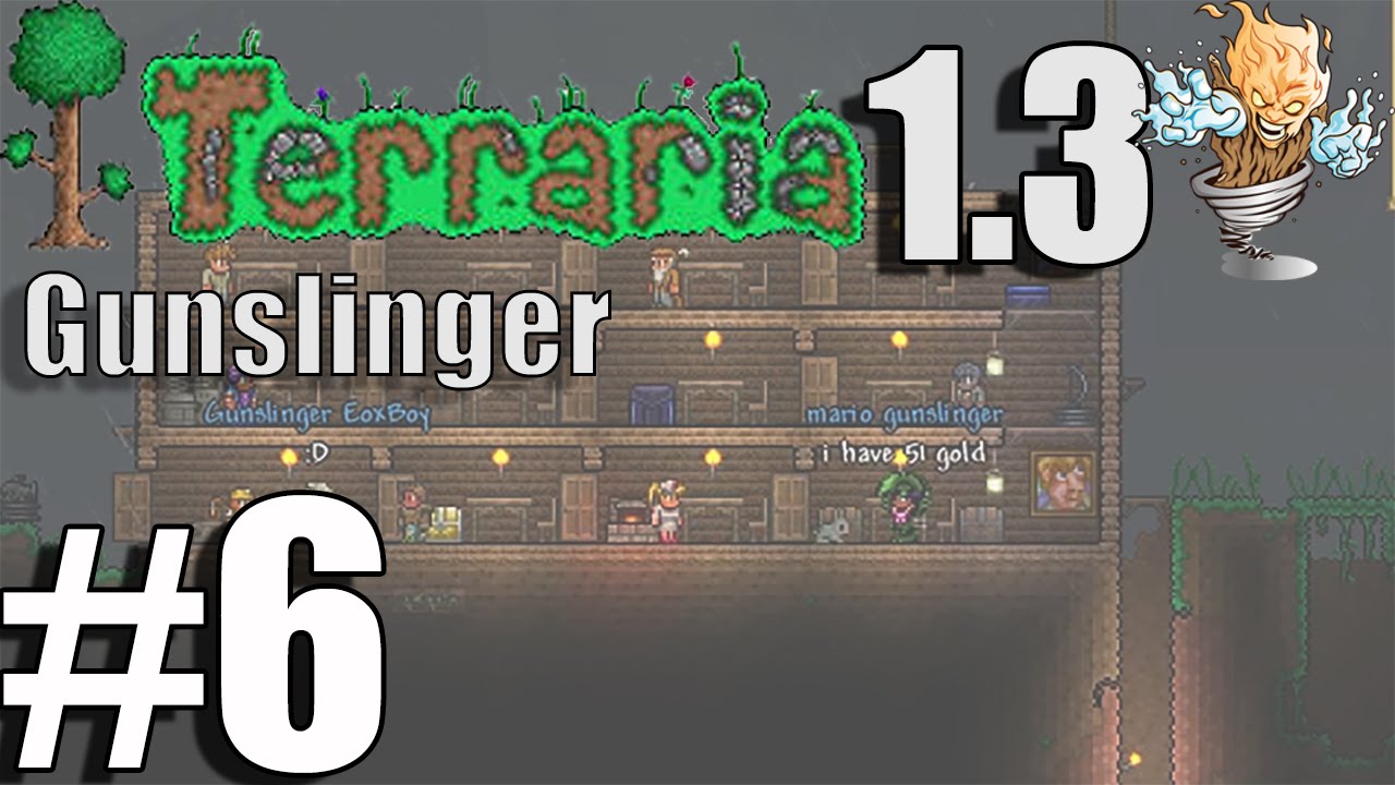 Let's Play Terraria Gunslinger Challenge #6 Making Bank | Terraria 1.3 ...