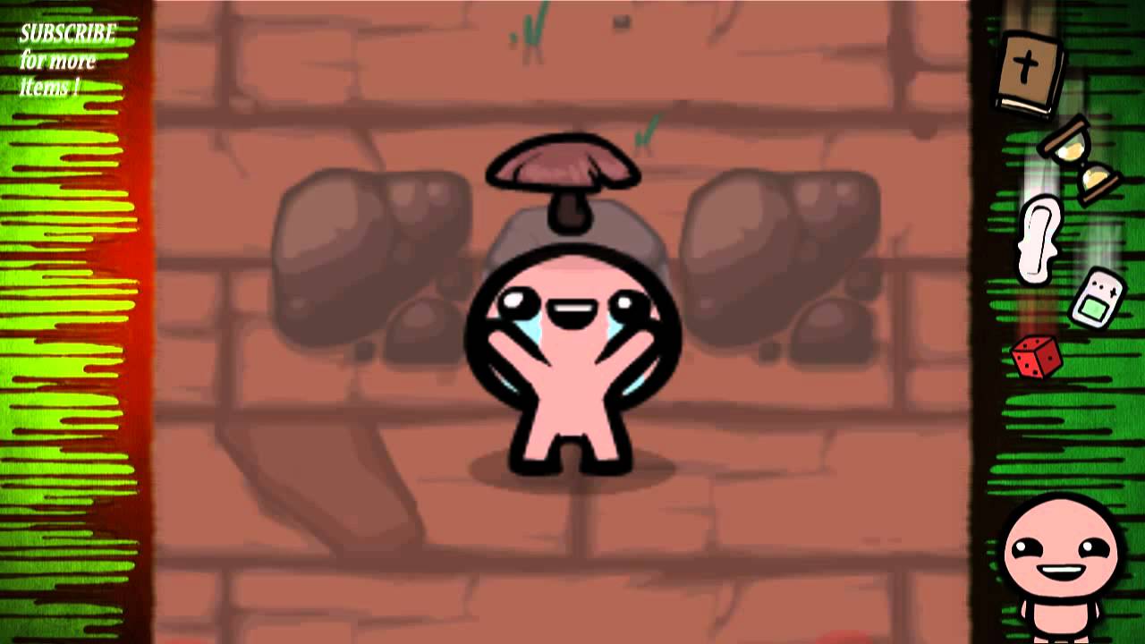 Binding of Isaac items: Odd mushroom(large) - YouTube