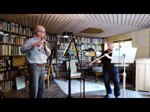 LEDERER SOLID SILVER ALTO FLUTE (brand new)  playing Quantz Trio