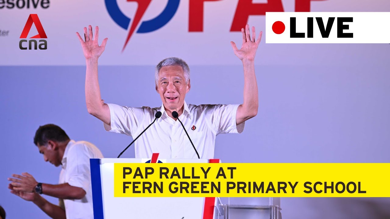People's Action Party rally for Jalan Kayu SMC at Fern Green Primary School | Apr 27 - YouTube