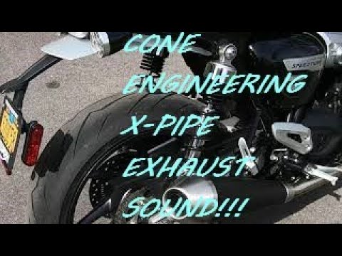 Cone Engineering X-pipe! // Before & After! // Triumph Speed Twin - YouTube