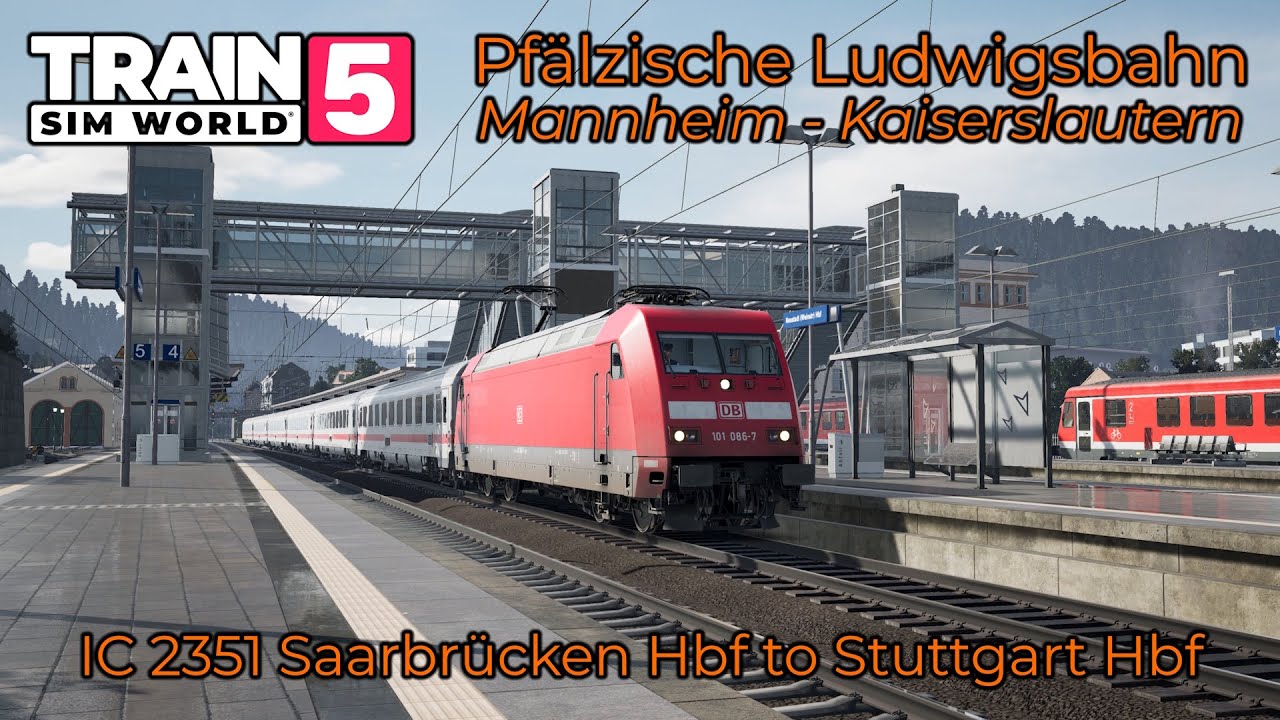 IC 2351 Saarbrücken Hbf to Stuttgart Hbf - YouTube