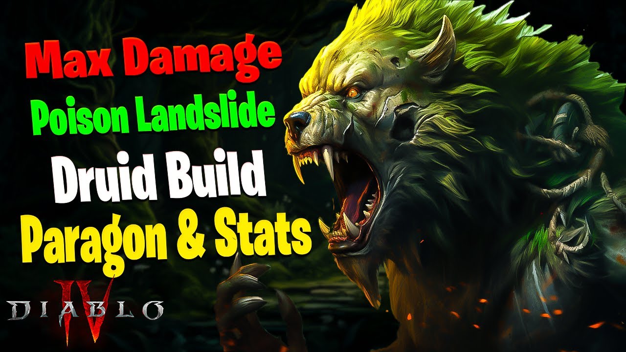 OVERPOWERED Poison Landslide Druid Build - Paragon Board & Stats ...