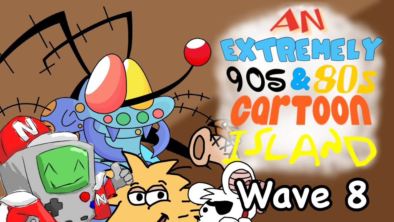 An Extremely 90s and 80s Cartoon Island: Wave 8 (Cockroroggy, Ramborat ...