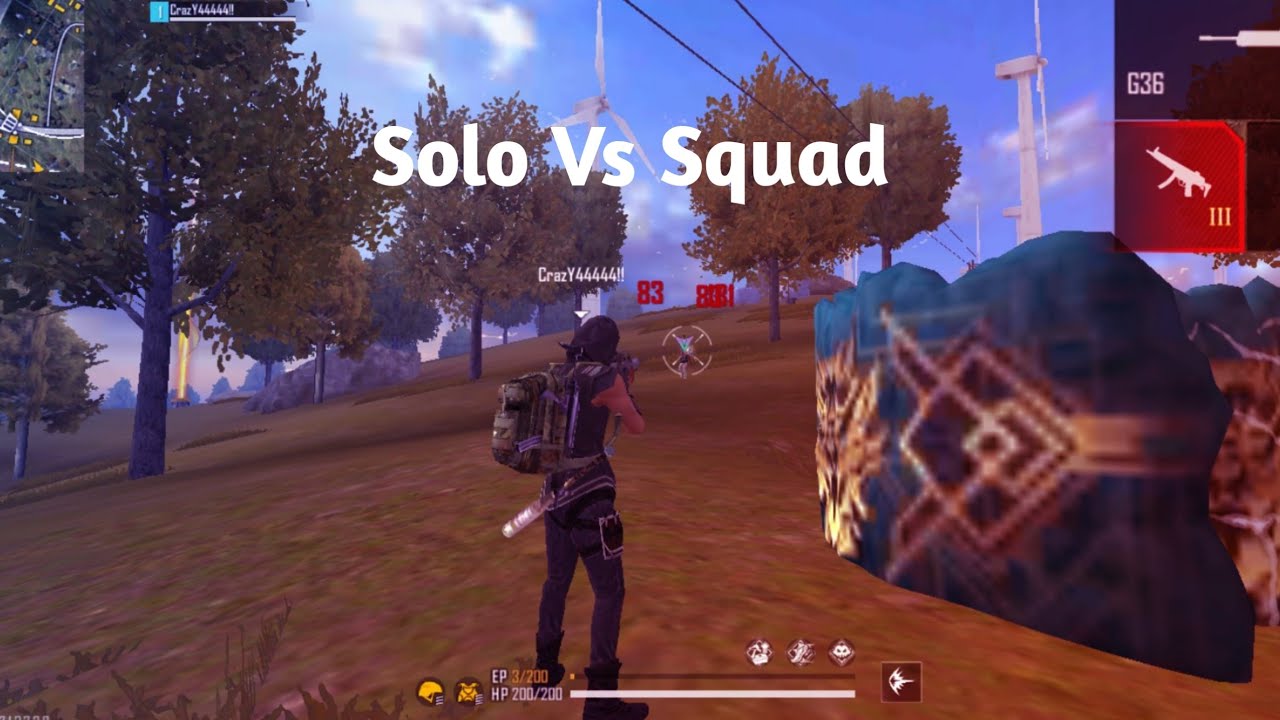 Solo Vs Squad G36 Headshots Gameplay #6 - YouTube