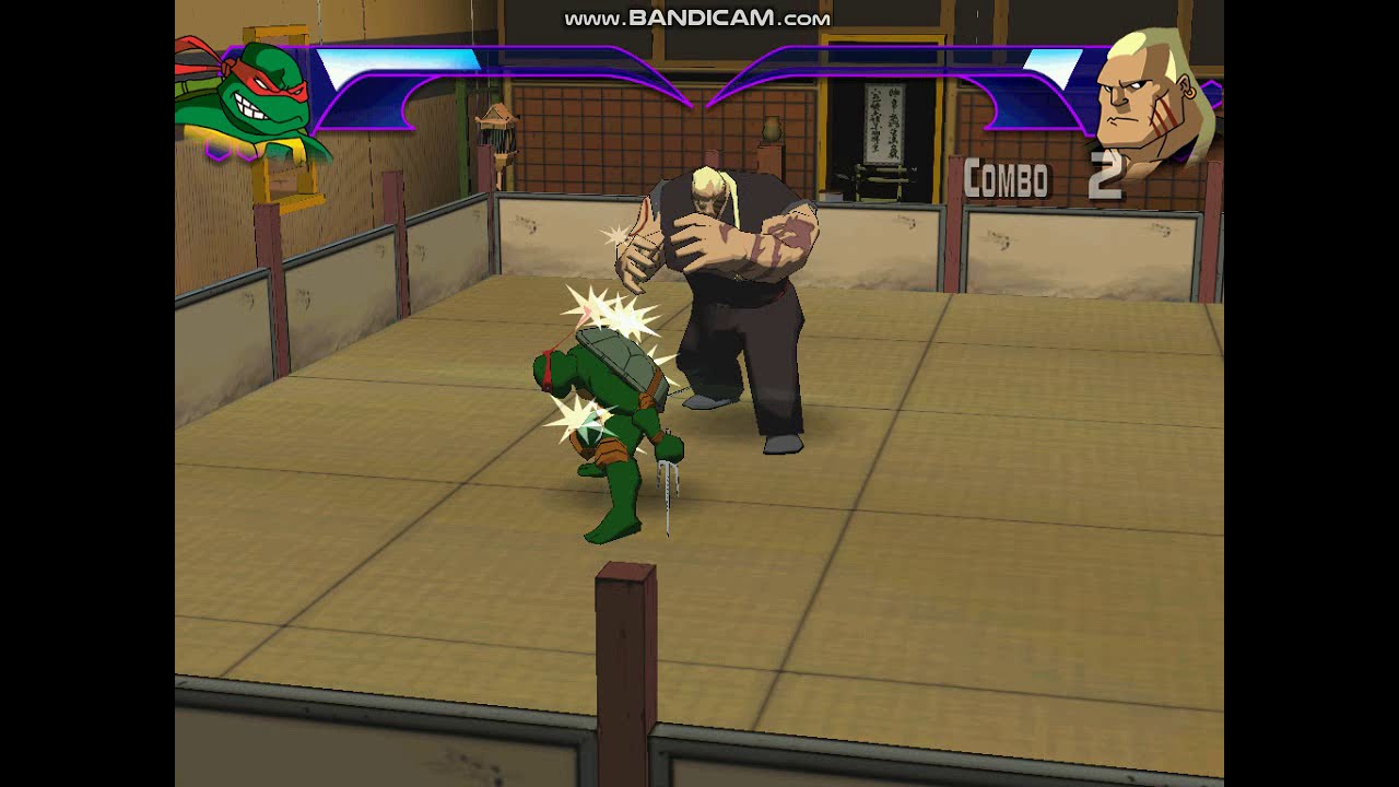 TMNT 2003 Game Raphael VS Hun - YouTube