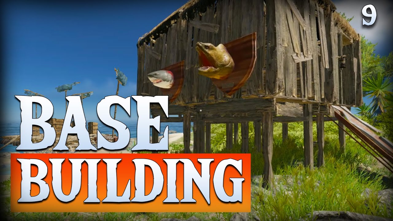 Stranded Deep Base Building (Base, Gyrocopter, 4 Sail Raft) Ep 9 - YouTube