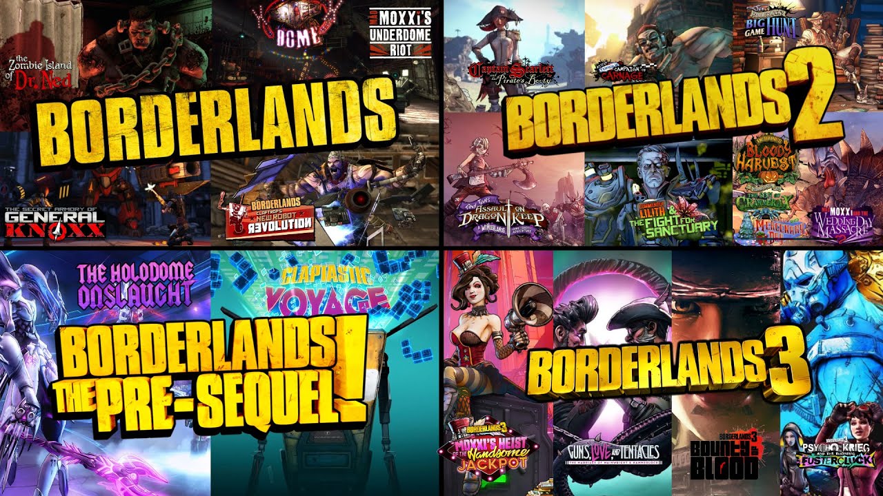 Cual es el orden de los DLC de todo Borderlands - YouTube