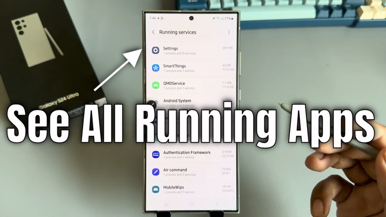 Samsung Galaxy S24 /S24+ /S24 Ultra: How To See Background Apps Running ...
