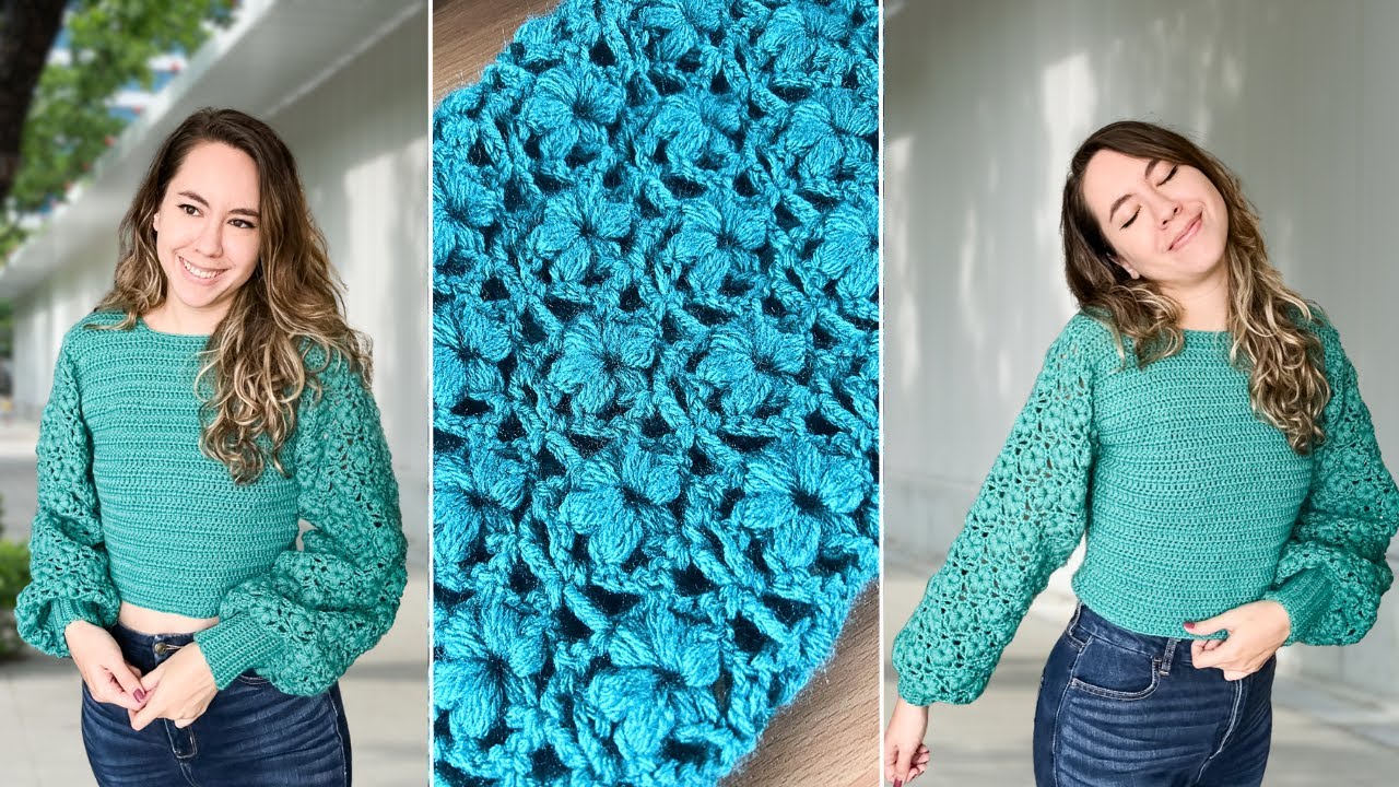 Dreaming in Flowers Crochet Top | Crochet Tutorial | Free Pattern - YouTube