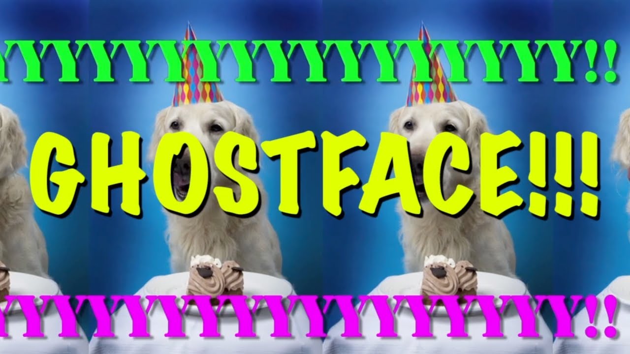HAPPY BIRTHDAY GHOSTFACE! - EPIC Happy Birthday Song - YouTube