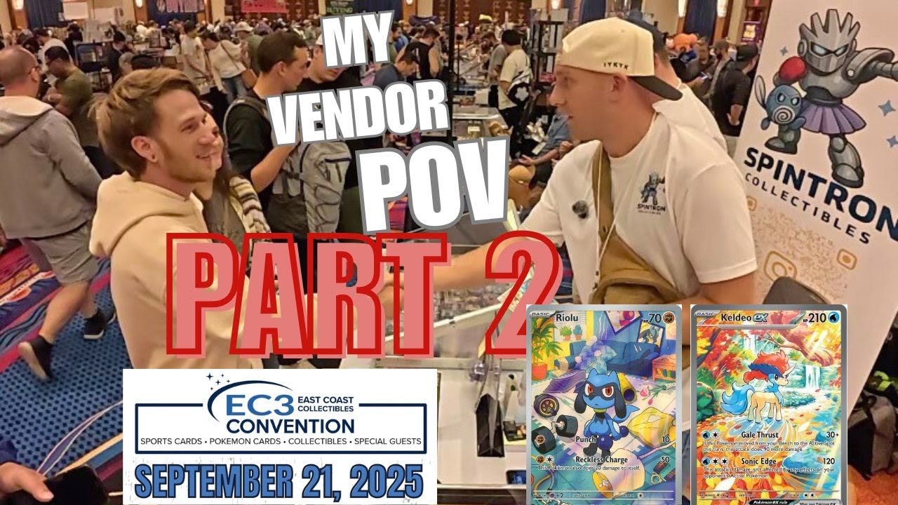 ILLUSTRATION RARES GOING CRAZY! | POKEMON VENDOR POV PART 2 FROM EC3CON ...
