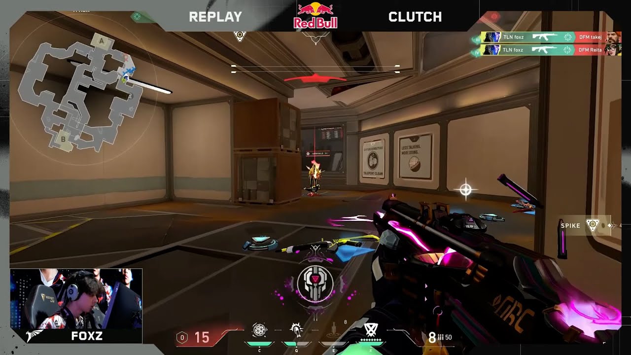 TLN foxz with the 4K clutch against DFM | VCT Pacific LCQ - YouTube