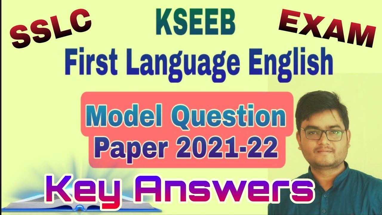 KSEEB SSLC First Language English Model Question Paper Analysis With ...