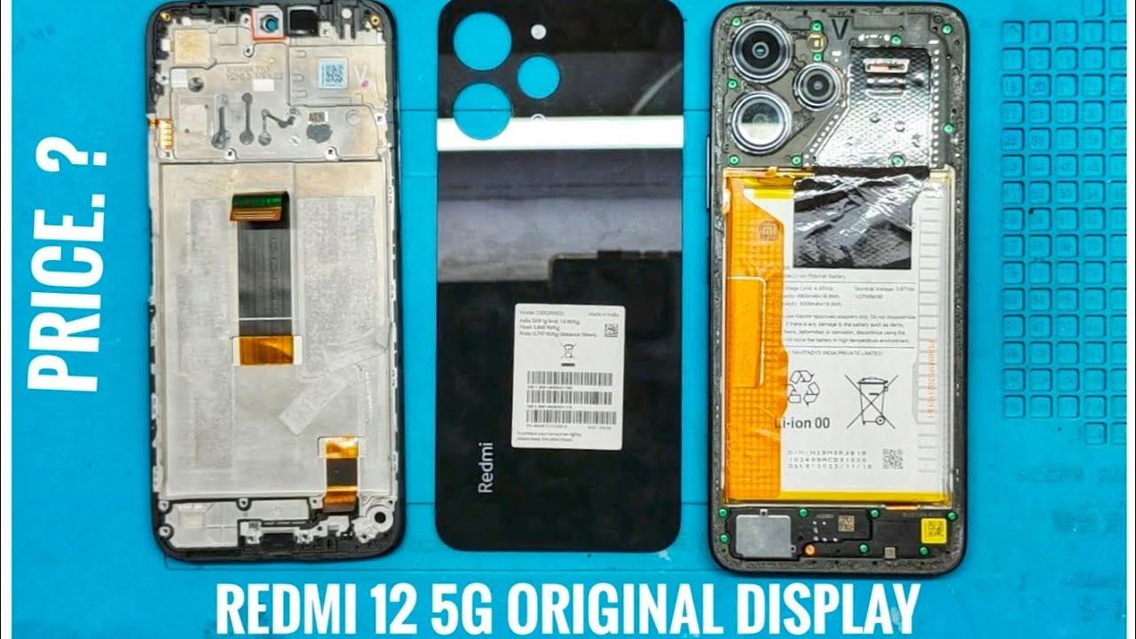 Redmi 12 5g display change video / original display 💯/ mi service 🔥 ...