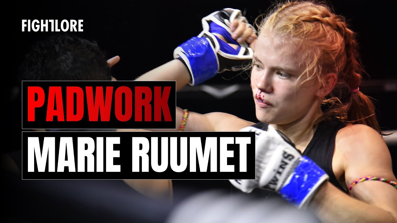 Marie "Snow Leopard" Ruumet Muay Thai Padwork I Fightlore Official ...