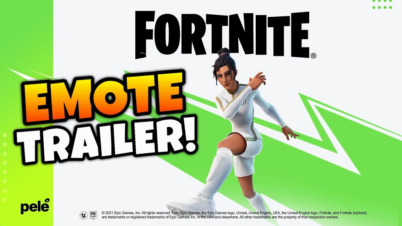 Pele EMOTE TRAILER - Air Punch Emote in Fortnite - YouTube