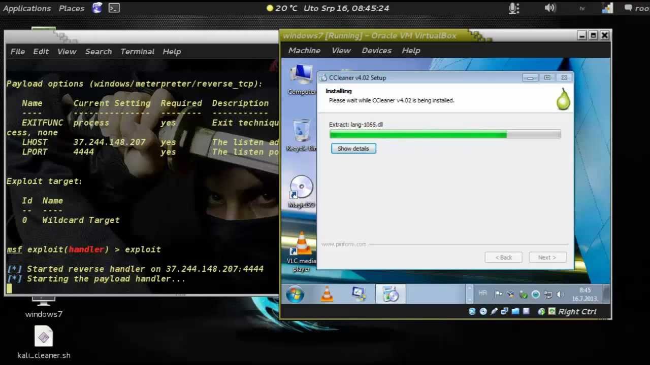 Kali linux Veil AV Evasion. - YouTube