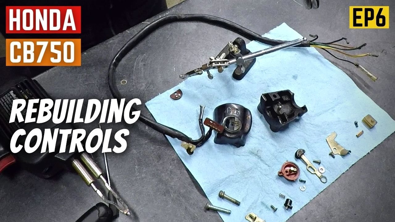 Barn Find CB750 Revival - Rebuilding Controls / New Handlebars ...