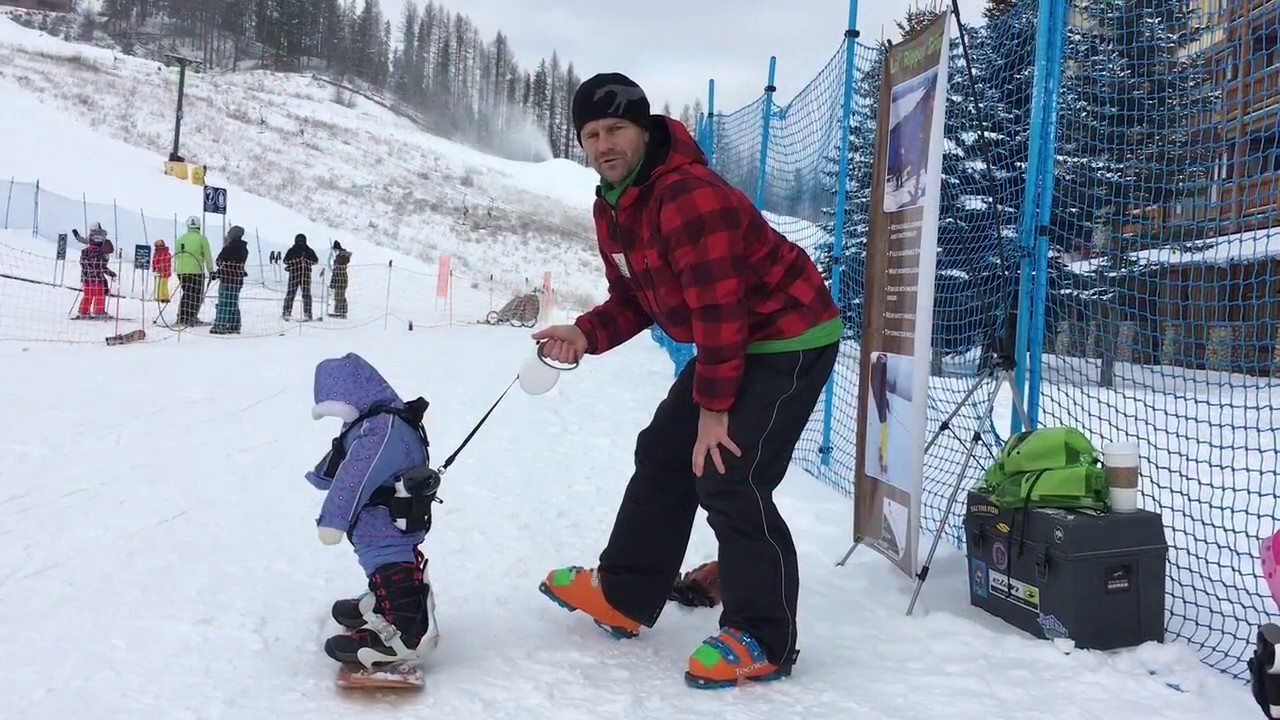 Lil Ripper Gripper Snowboard mode - YouTube