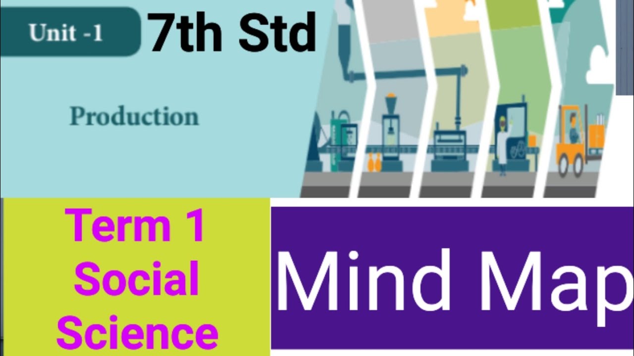7th Std - Term 1 | Social - Production | Mind Map - YouTube