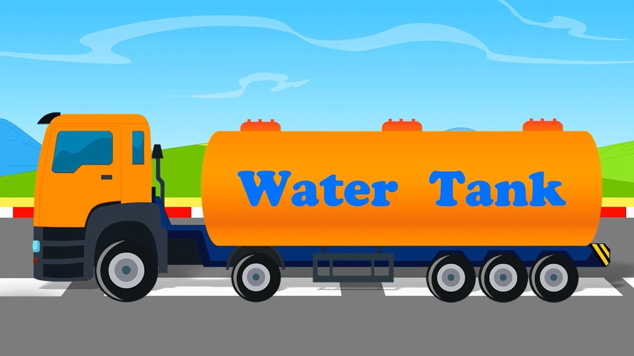 Let's Build Water Tanker and Learn Its Uses with Cartoon Video for Kids ...