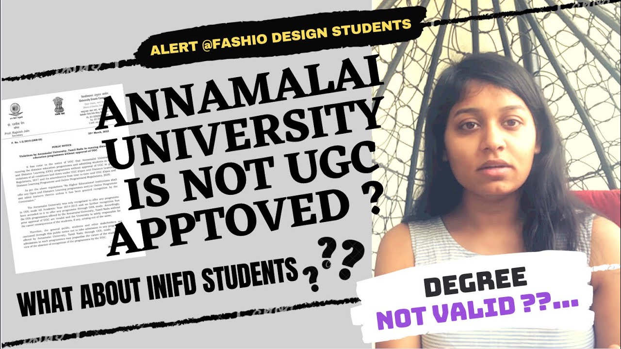 INIFD Annamalai DEGREE NOT VALID UGC Aproved Aishwarya Wagh inifd-annamalai-degree-not-valid-ugc-aproved-aishwarya-wagh