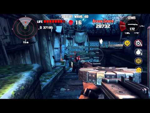 Dead Trigger 1 Arena Rank 50 Wave 63 26-63 Haunted Graveyard