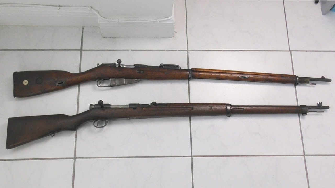 Трехлинейка М1891 7.62х54мм против Арисаки Тип 38 6.5х50мм/Mosin-Nagant ...