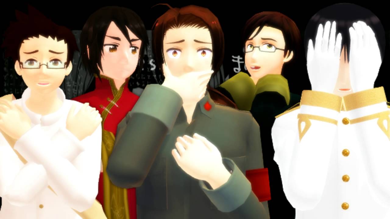 Hurting for a Very Hurtful Pain (Chorus) [MMD x APH] {Asians} - YouTube