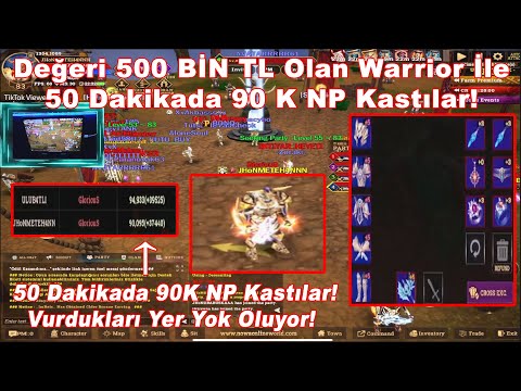 Ensexy - 5500 AP’li Elit Olan Warrior İle 50 Dakikada 90K NP Kastılar! | Nowa Online