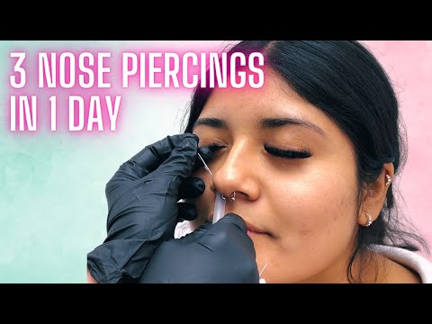 Jony's Vlog 005: 3 Nose Piercings in 1 Day!