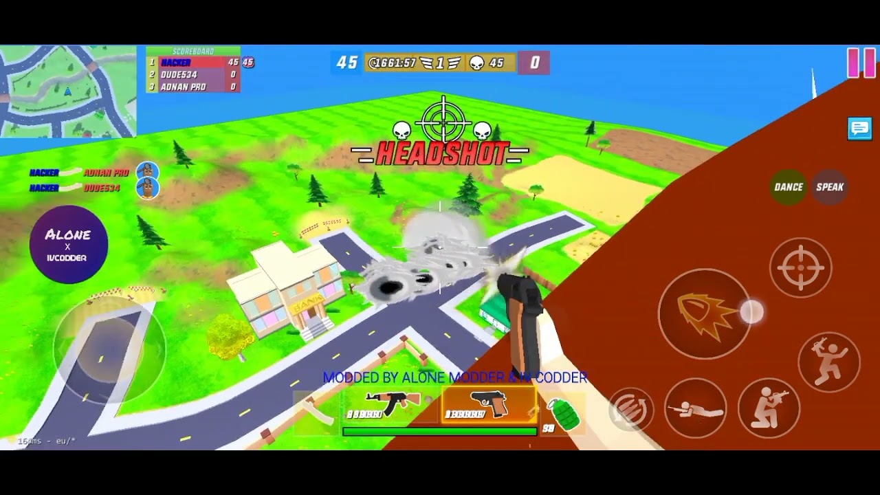 Mega Mod Menu In Dude Theft Wars - YouTube