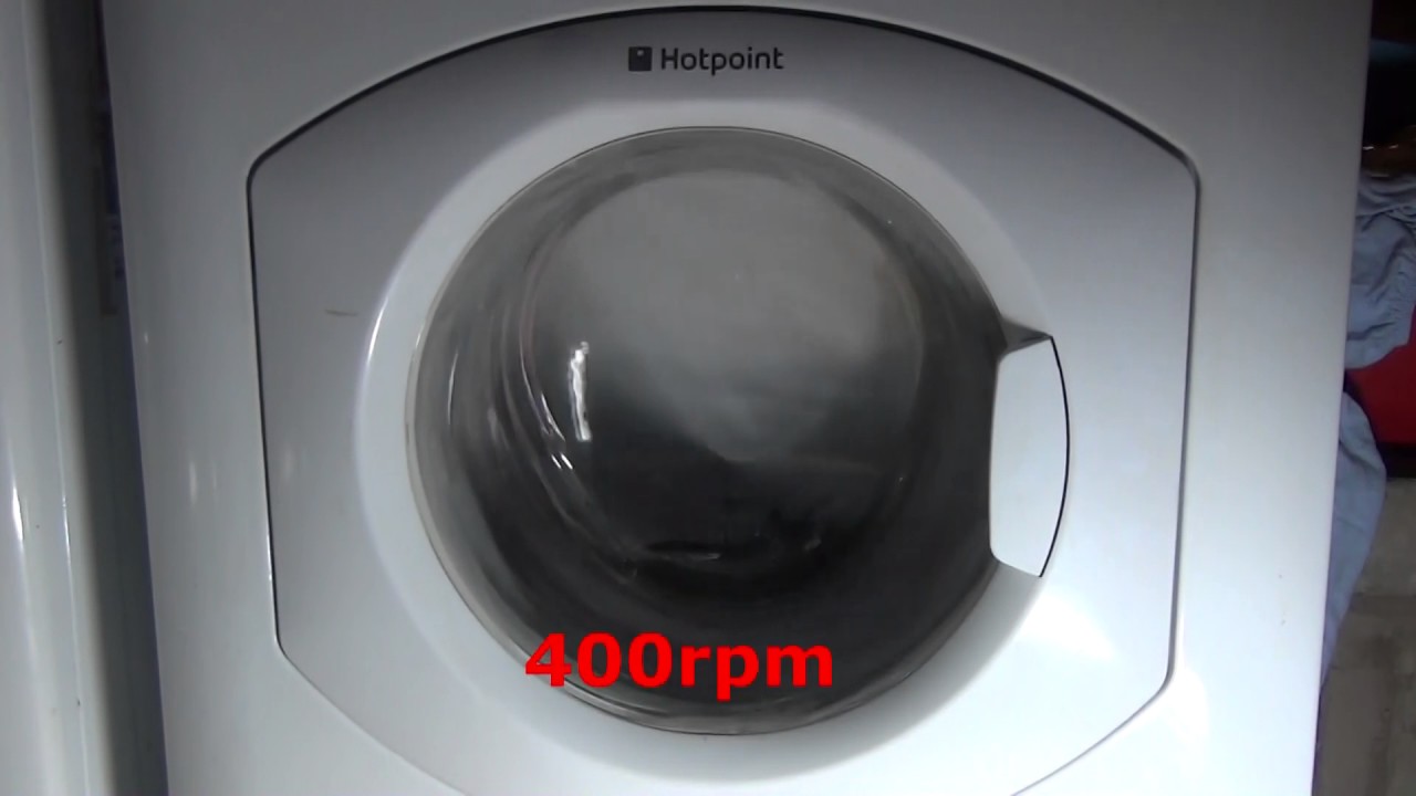 Hotpoint First Edition HVL211 :Cotton : Rinse unbalanced inter spin ...