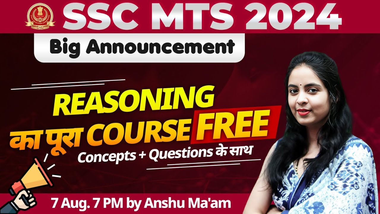 Complete Reasoning || Free Course & 90-Days Study Plan 😍Classes || SSC ...