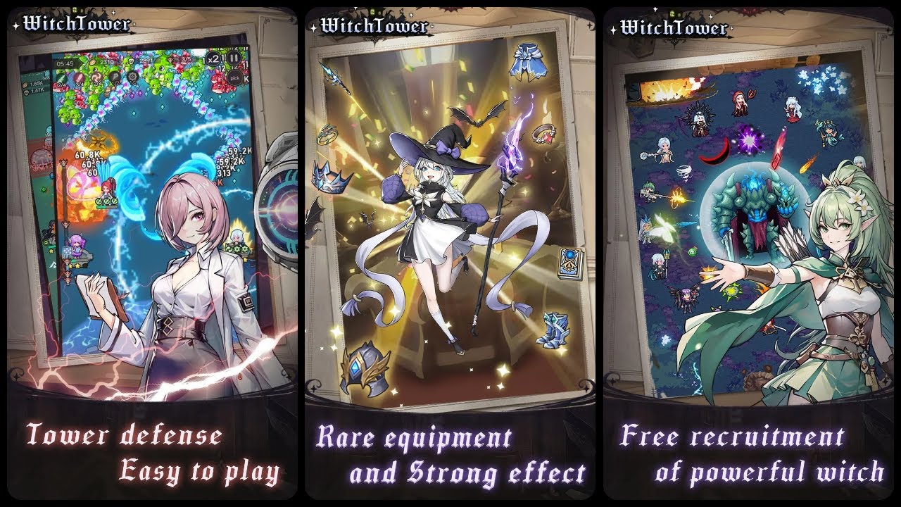 Witch Tower: Travel Game Gameplay Android Mobile - YouTube