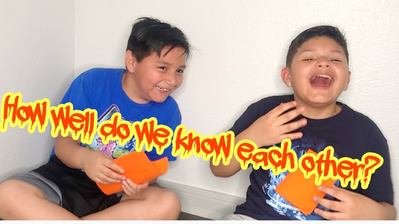GET TO KNOW US!, HOW WELL DOES MY BRO KNOW ME?? - YouTube