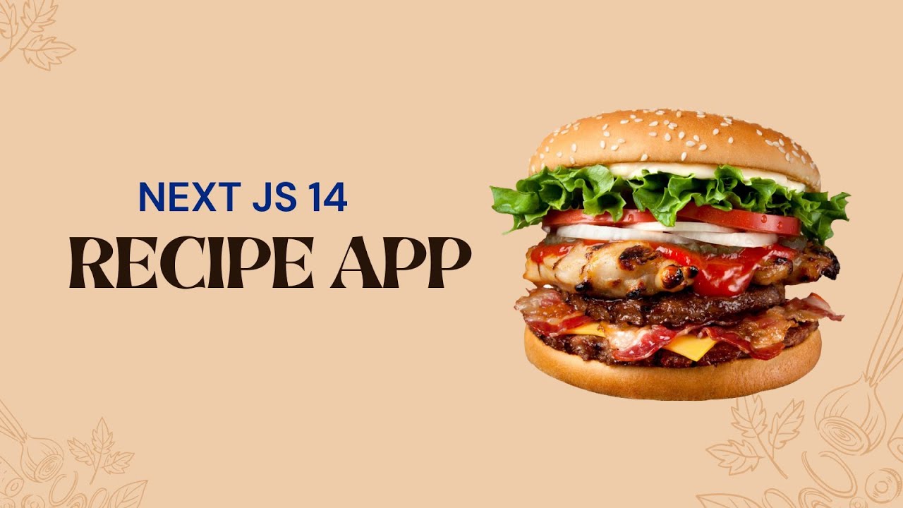 Next Js 14 Recipe Website - YouTube