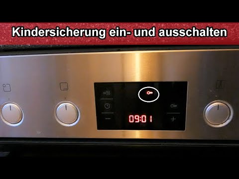 Bosch Herd Kindersicherung aktivieren & deaktivieren / Schlüssel Kochfeld entsperren & einstellen