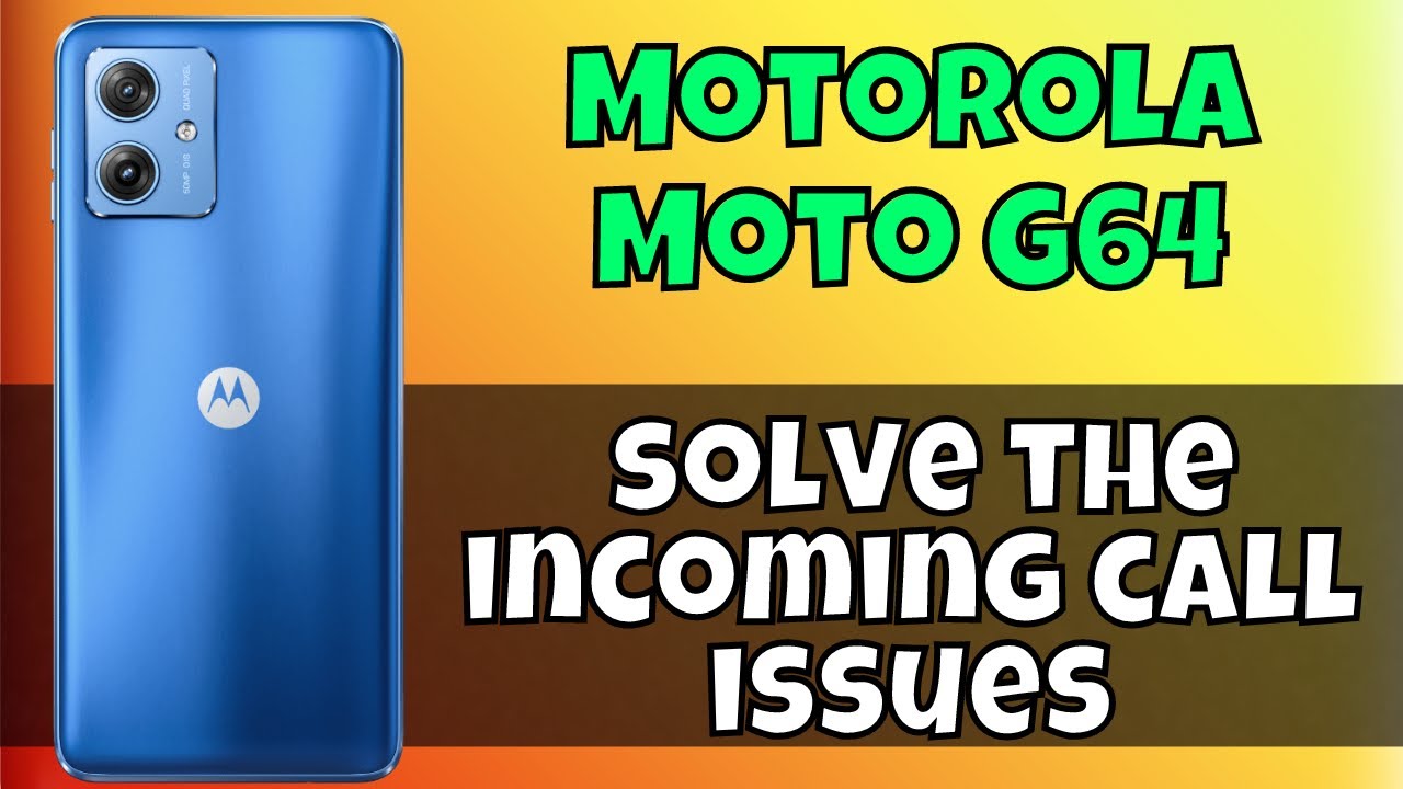 Motorola Moto G64 Incoming Call Problem || How to solve the incoming ...