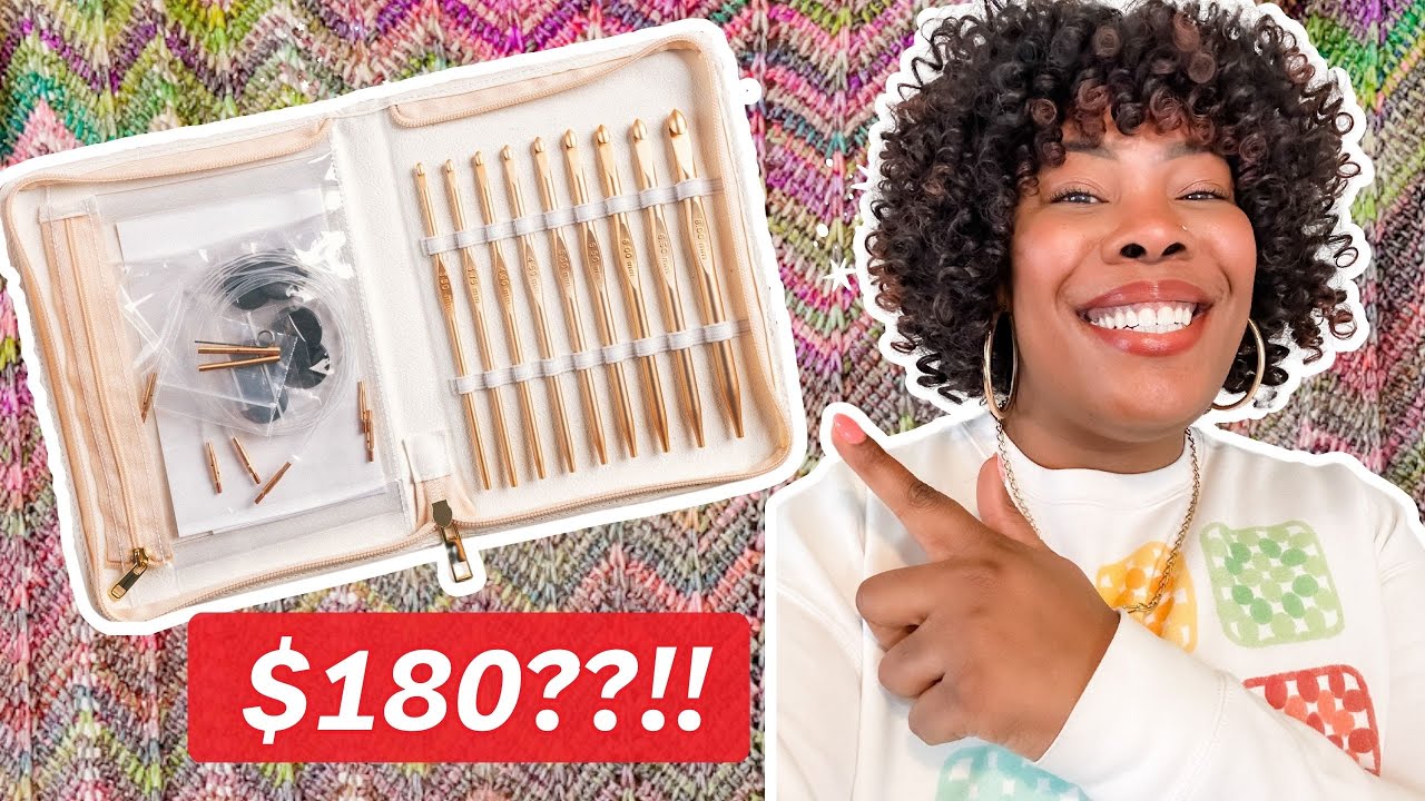 YARN SNOB REVIEWS | Sewrella Metal Tunisian Crochet Hooks [They're ...