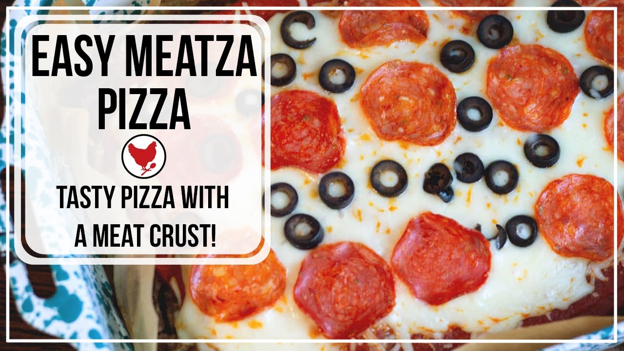 Easy Meatza Pizza | Keto Friendly Recipe - YouTube
