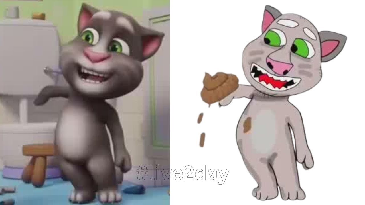 Laugh with My Talking Tom 2 Funny Drawing Meme Try not To laugh 😂 # ...